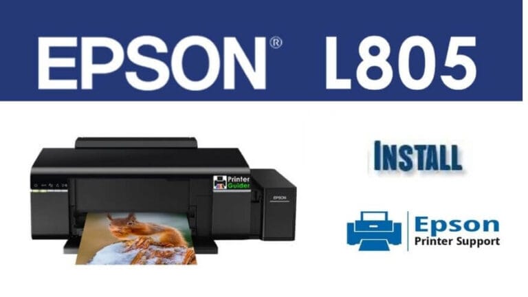 How to Easily Install Epson L805 Printer - CD Drive