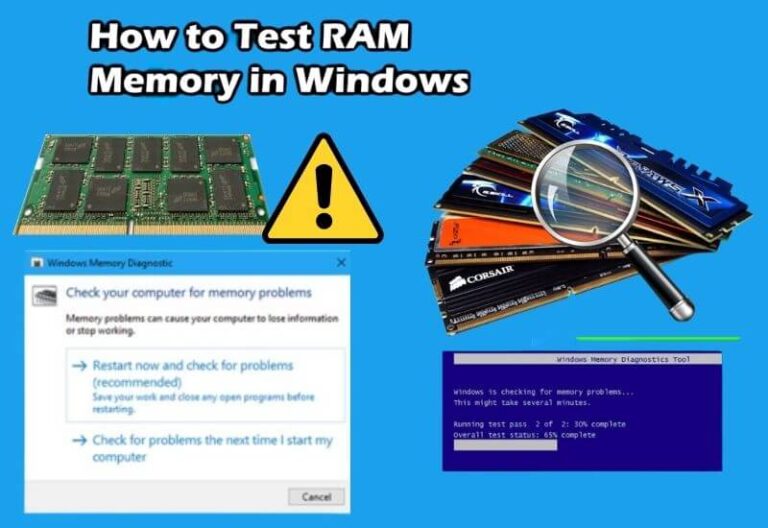 How to Test Computer RAM Memory and Why to do it
