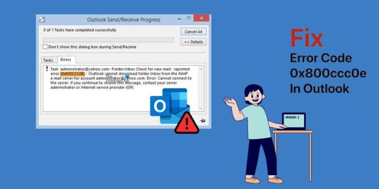 How to Fix Error 0x800ccc0e in Outlook (Steps)