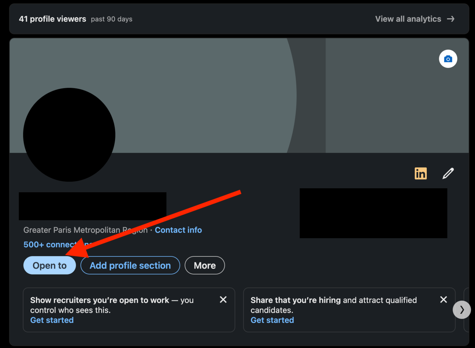 How to Add Open To Work on Linkedin