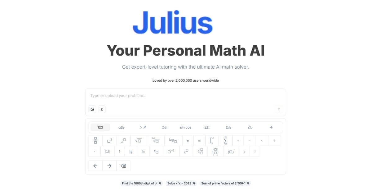 Top 5 AI Tools for Math in 2025
